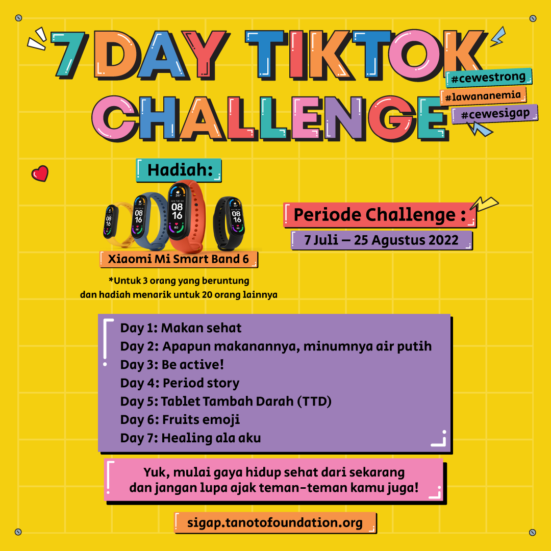 7 Day TikTok Challenge - SIGAP | Tanoto Foundation